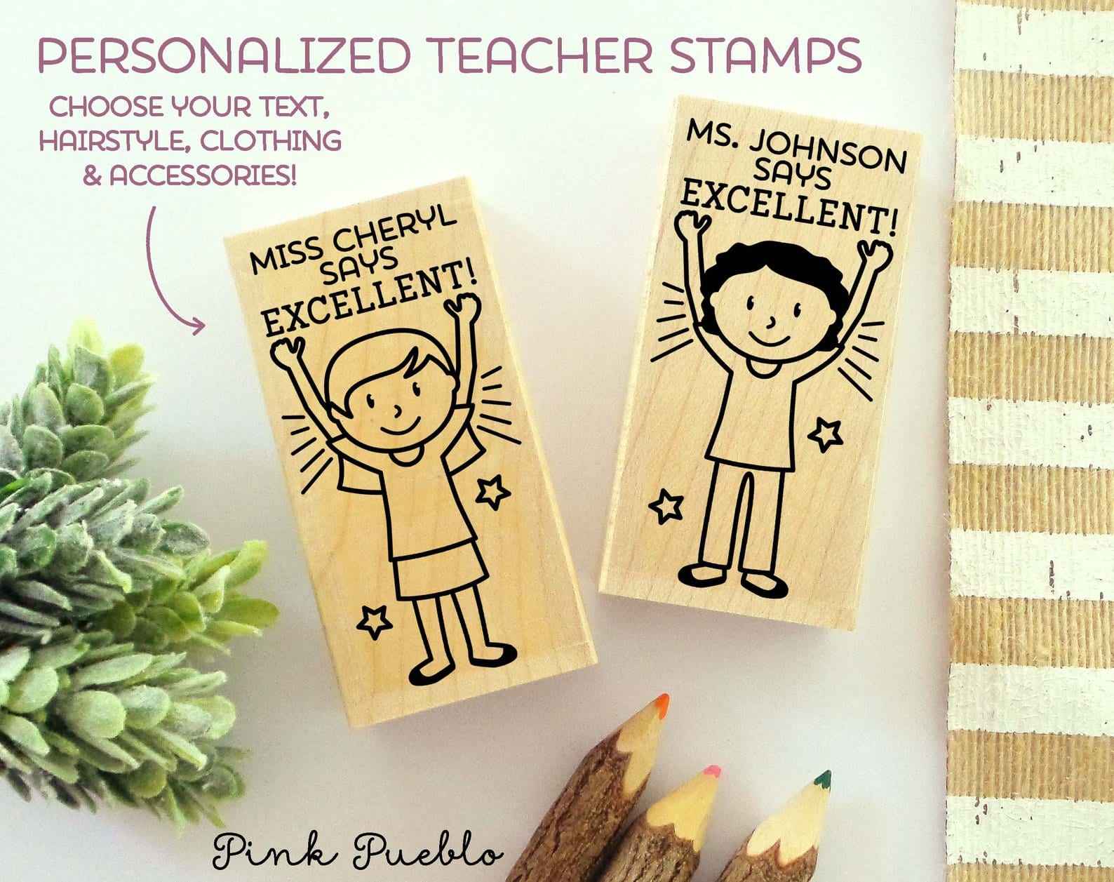 My Favorite Custom Teacher Stamps on Etsy (and Why I'm Mad About Them ...
