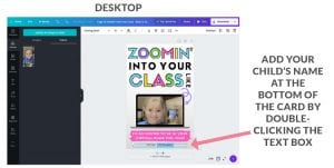 Virtual Back to School Teacher Gift (Free Video Card Template) | FREE ...